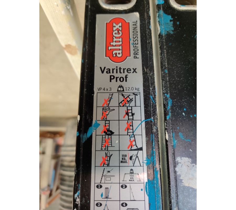Echelle modulable Altrex Varitex Prof avec passerelle | Faillites.info